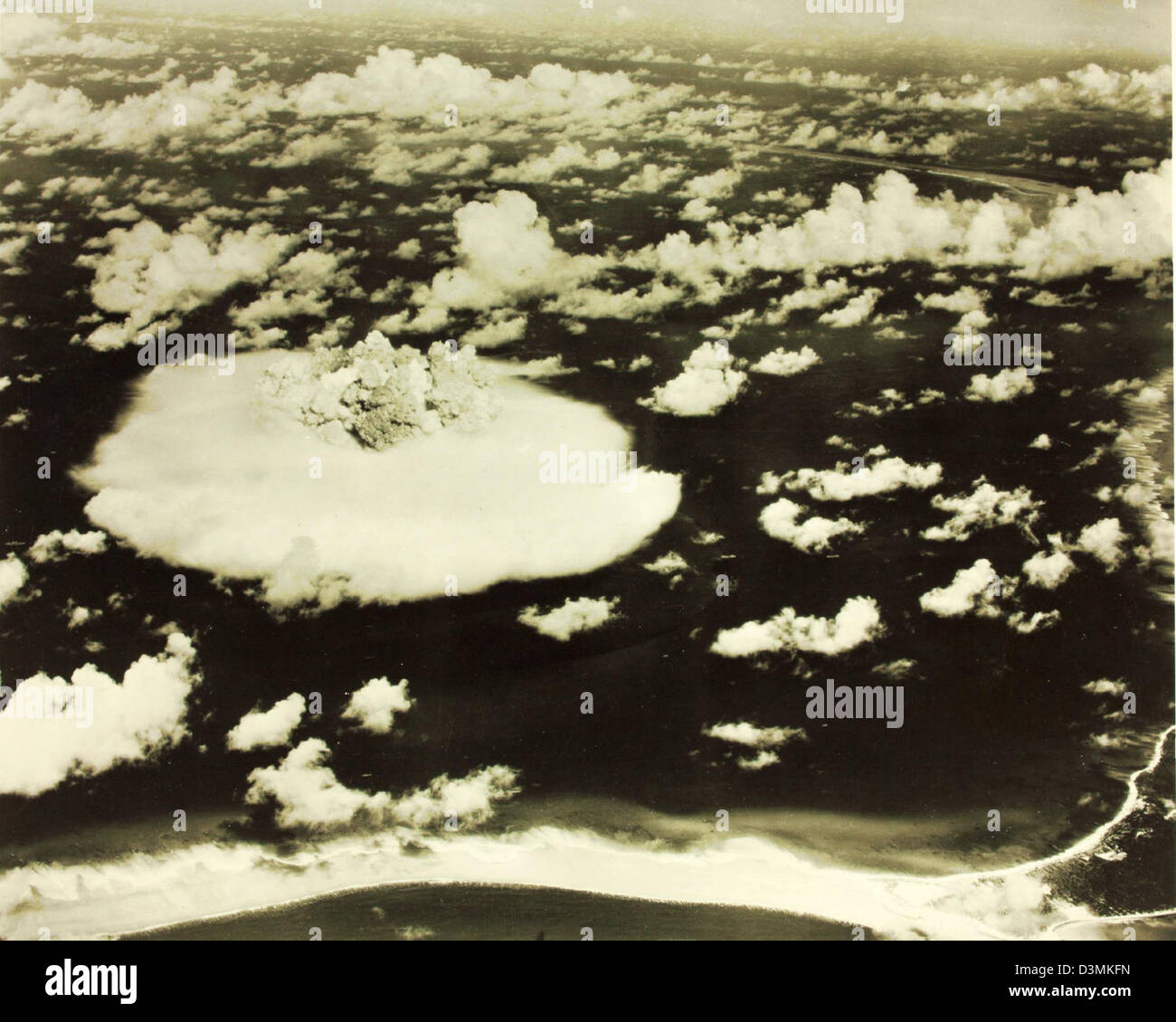 The 1946 atomic bomb test at Bikini Atoll was part of Operation ...