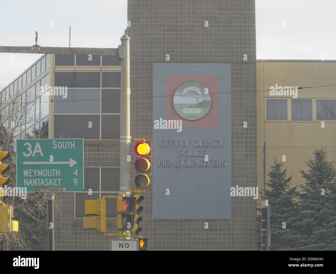 police headquarters quincy massachusetts Stock Photo - Alamy