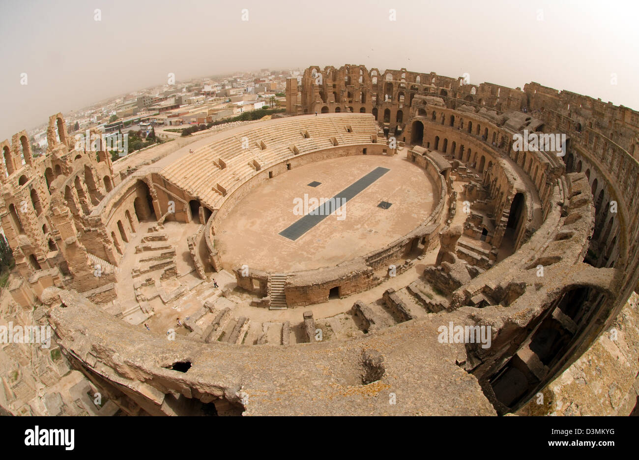 Amphitheatre Of El Jem Tunisia Africa Stock Photo Alamy