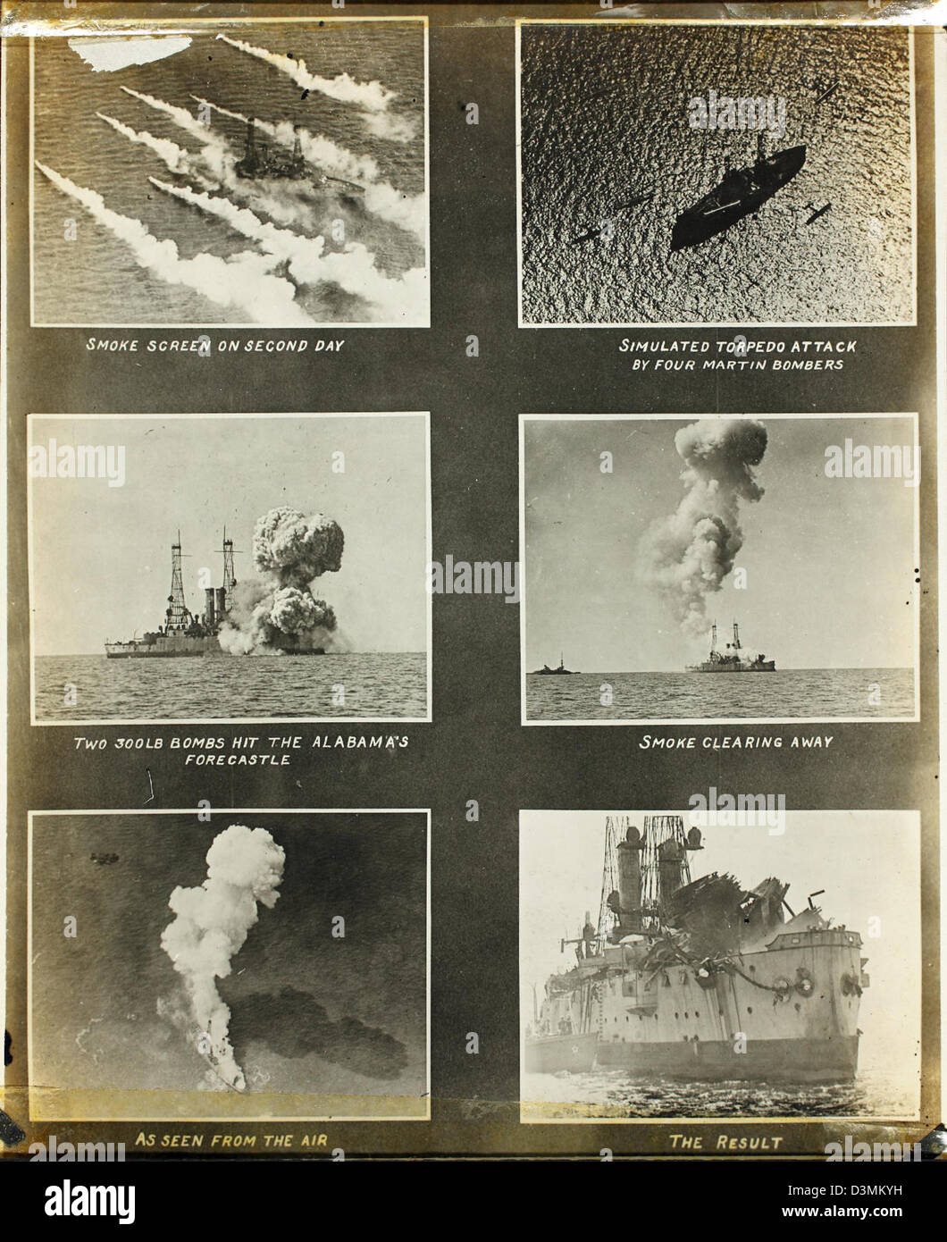 Aerial bombing tests conducted between 1920 and 1929 targeted ships ...