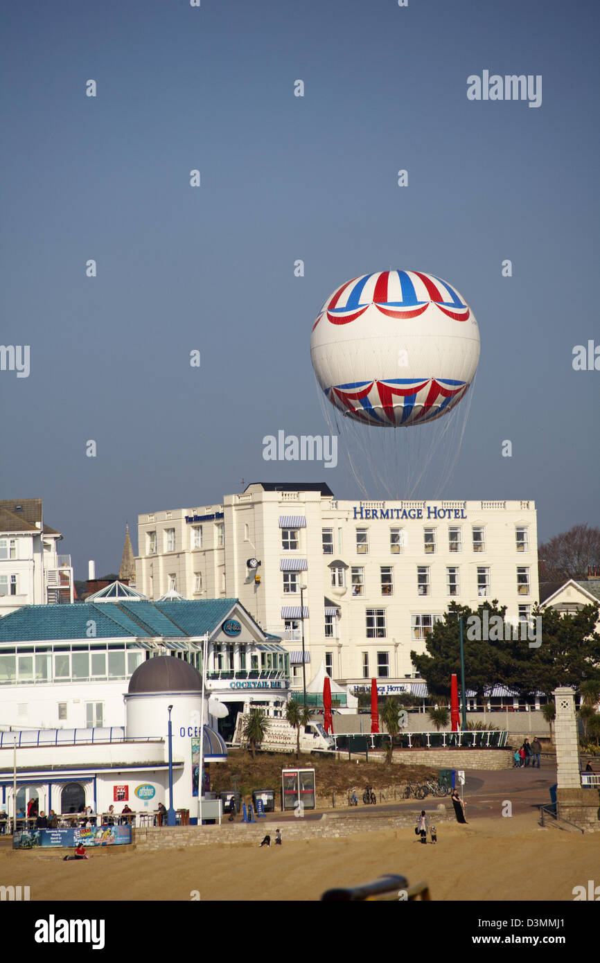 Bournemouth Eye balloon flying high over the Hermitage Hotel in ...