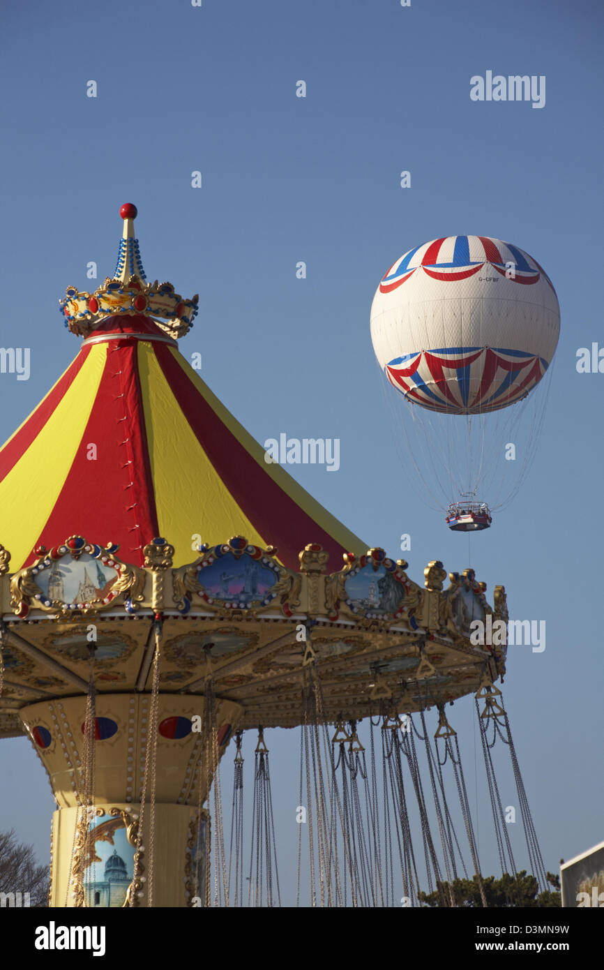 Merrygoround fairground ride hi-res stock photography and images - Alamy