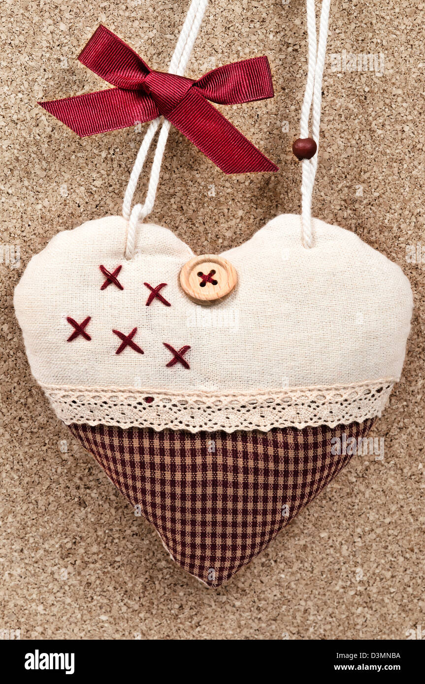 Heart valentine's day retro cloth handmade prop gift cloth embroidery ...