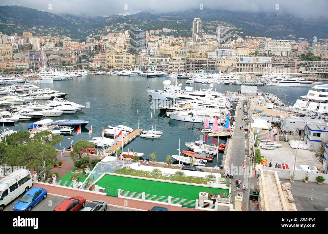 Monaco harbor, Monte Carlo Stock Photo - Alamy