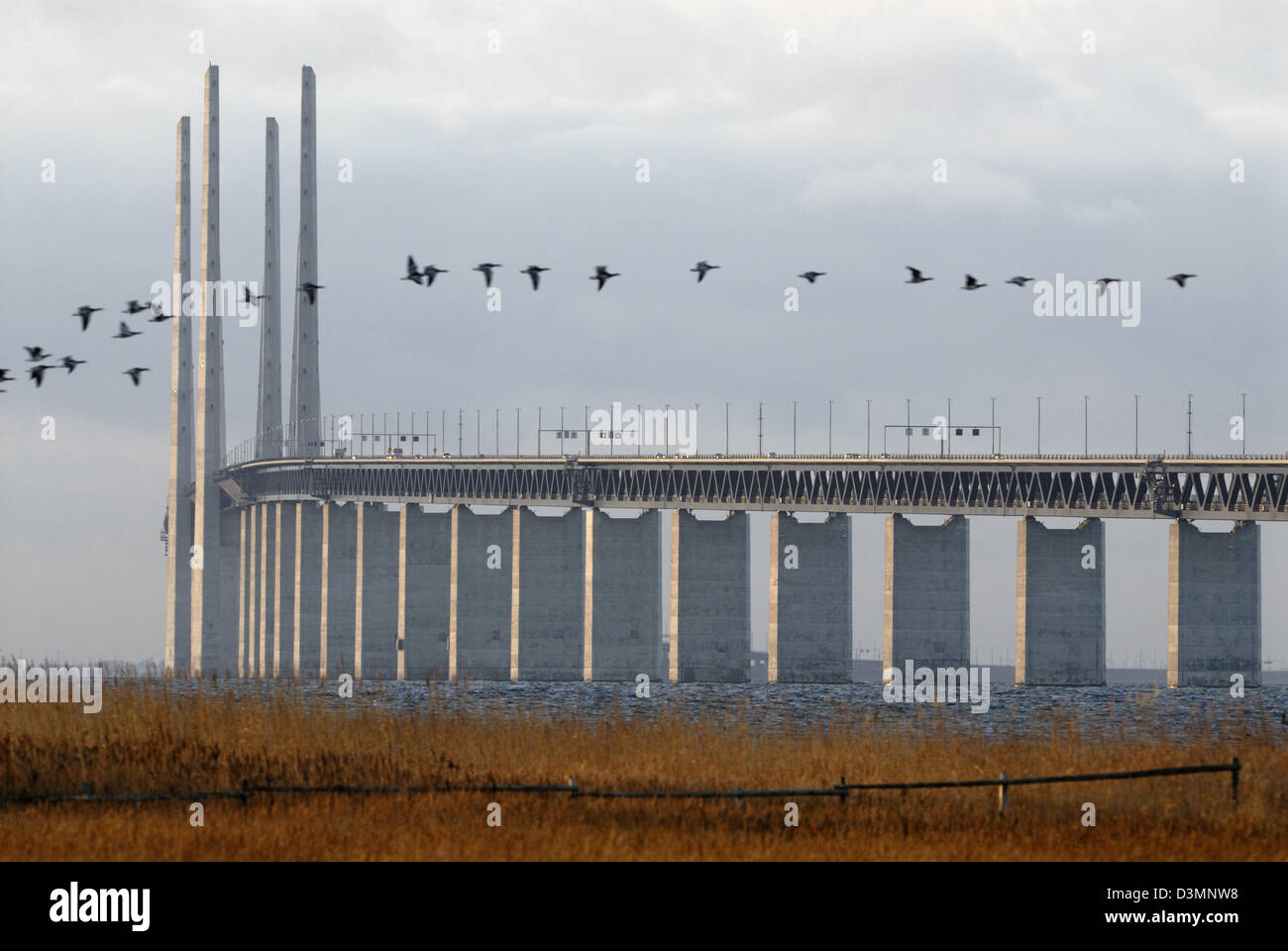 The Sound Bridge is important for road- and railway traffic between ...