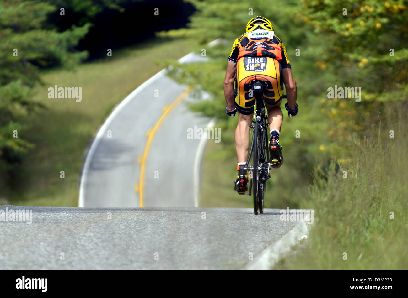 Downhill bicycle road hi-res stock photography and images - Alamy