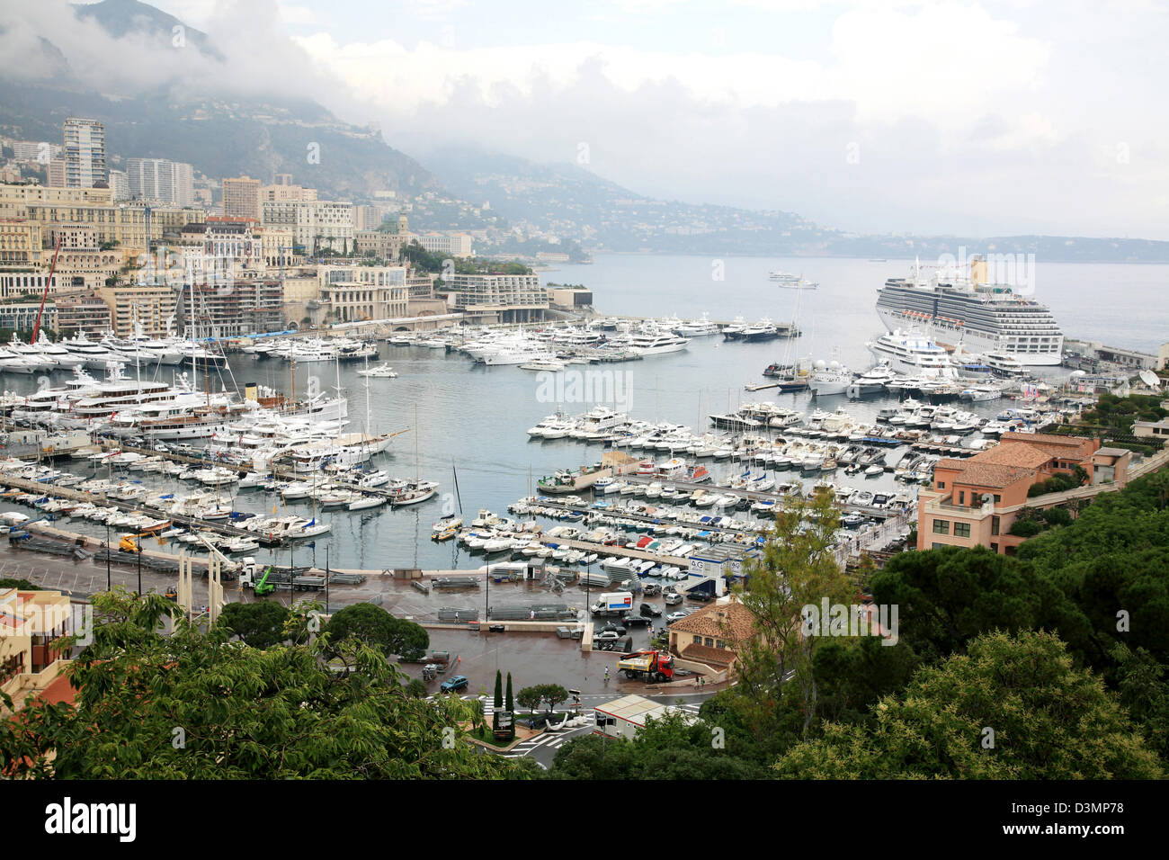View of Monaco harbor, Monte Carlo Stock Photo - Alamy