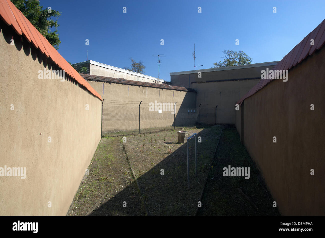 Bautzen, Germany, the former Stasi prison Freiganghof in Bautzen II ...