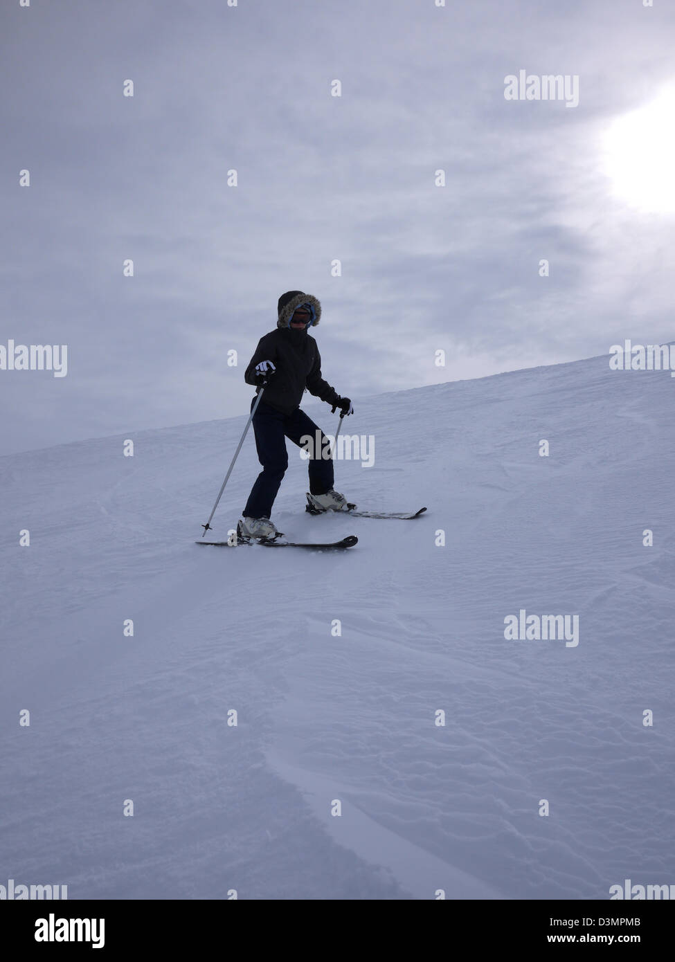 Sking in tignes, france Stock Photo - Alamy