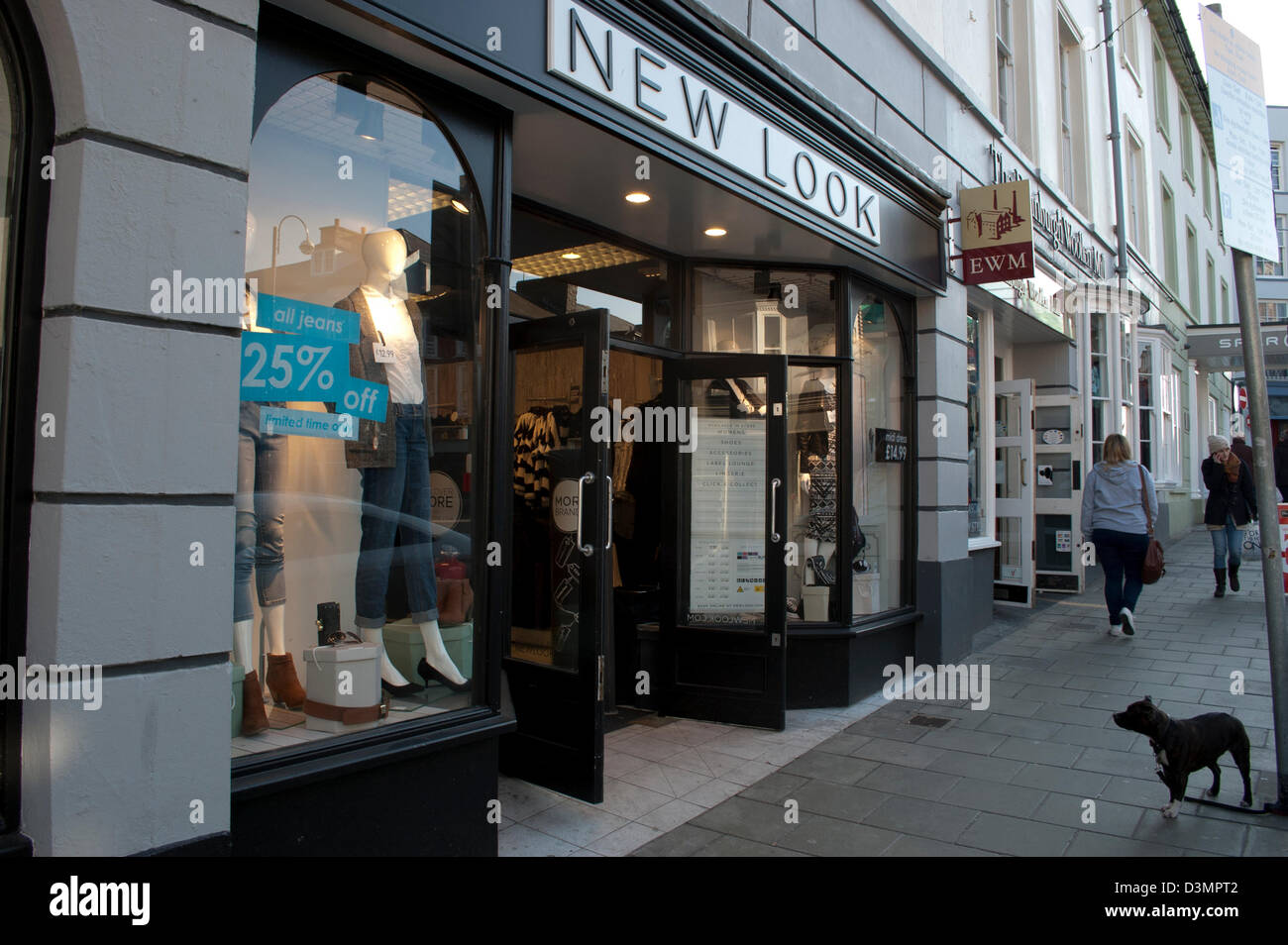 Aberystwyth, Wales, UK. 21st February 2013. Recently revamped New Look ...