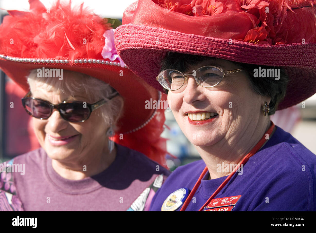 Big red hats, Death Valley 49er Encampment Parade, Death Valley ...