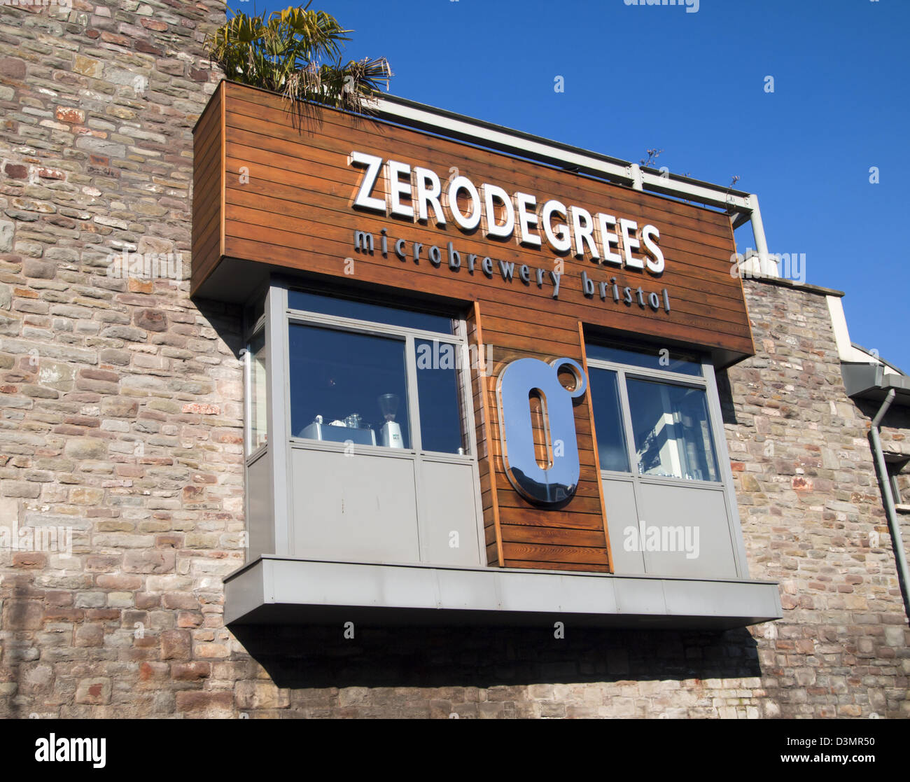Bristol City Center England - Zero Degrees bar and Micro Brewery Stock ...