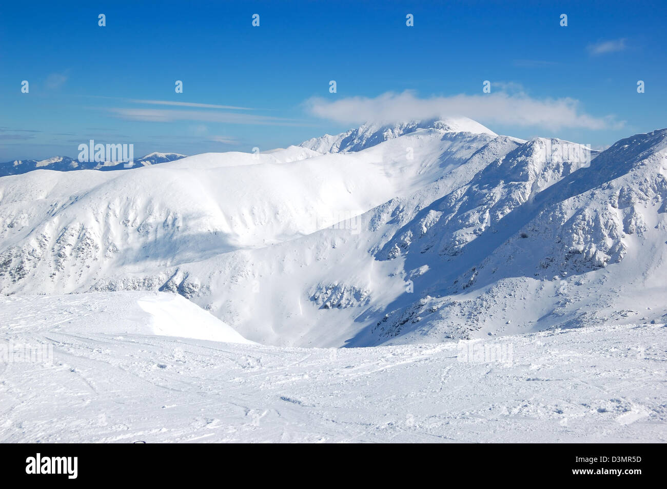 Free ride area on Chopok in Jasna ski resort, Low Tatras, Slovakia ...