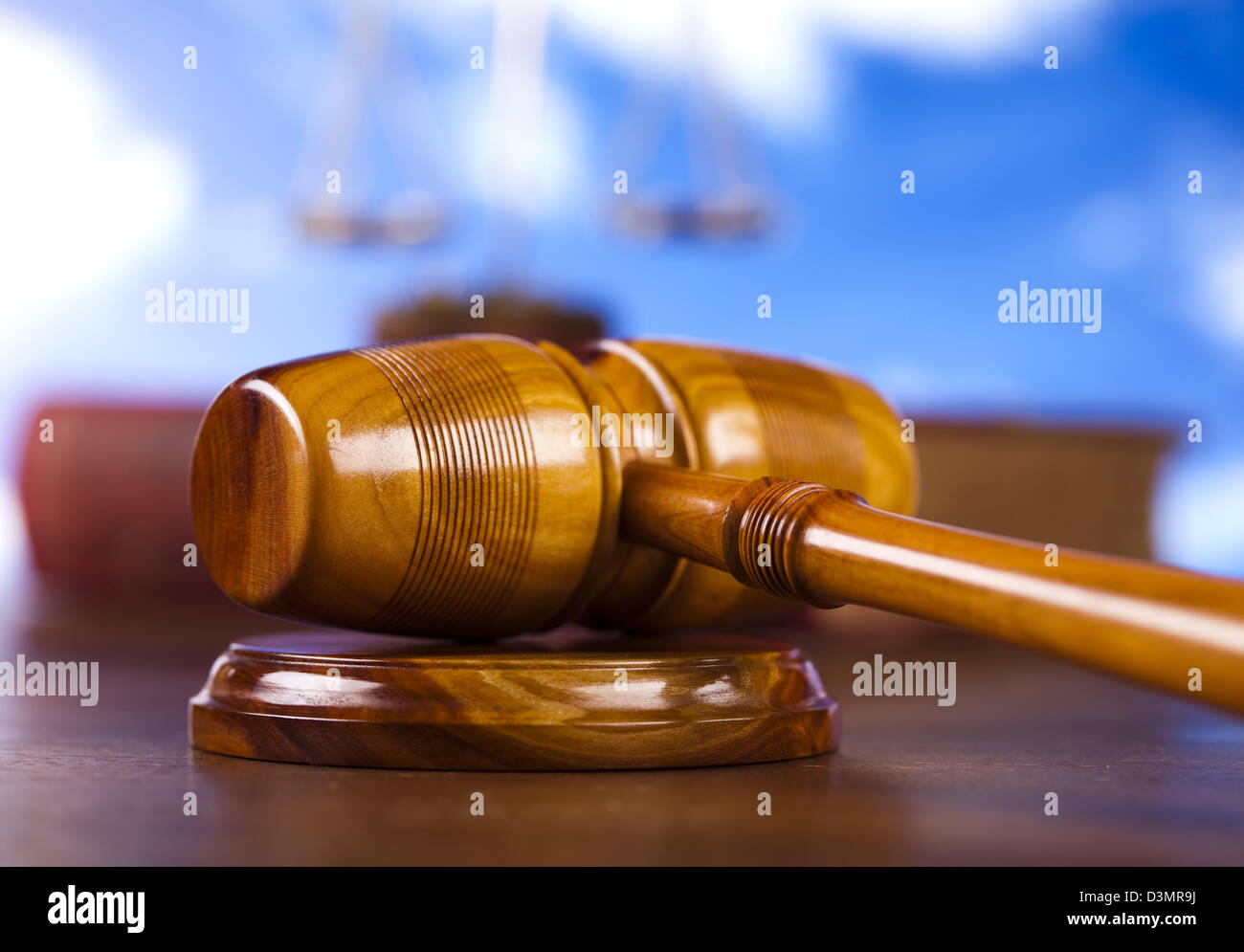 Law theme,mallet of judge,wooden gavel Stock Photo - Alamy