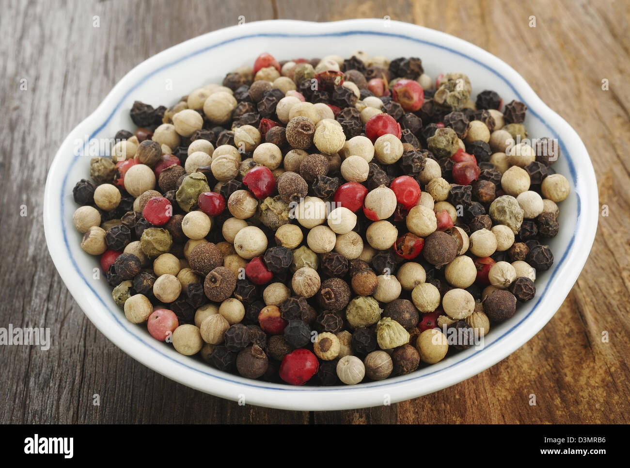 mixed pepper in bowl Stock Photo - Alamy
