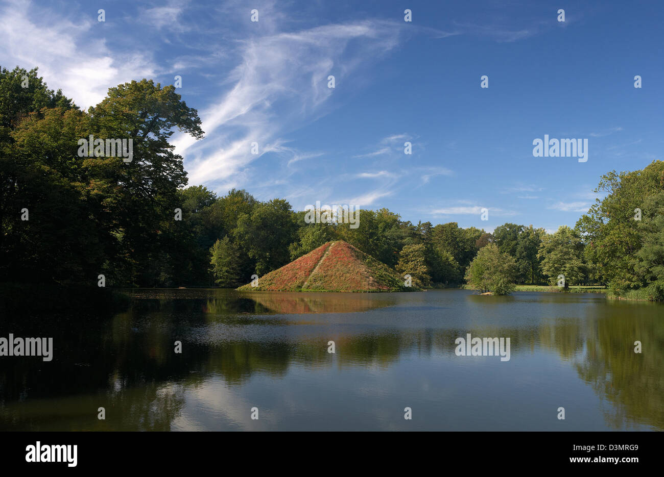 Cottbus, Germany, the tomb of Prince Hermann of Pückler-Muskau Stock ...