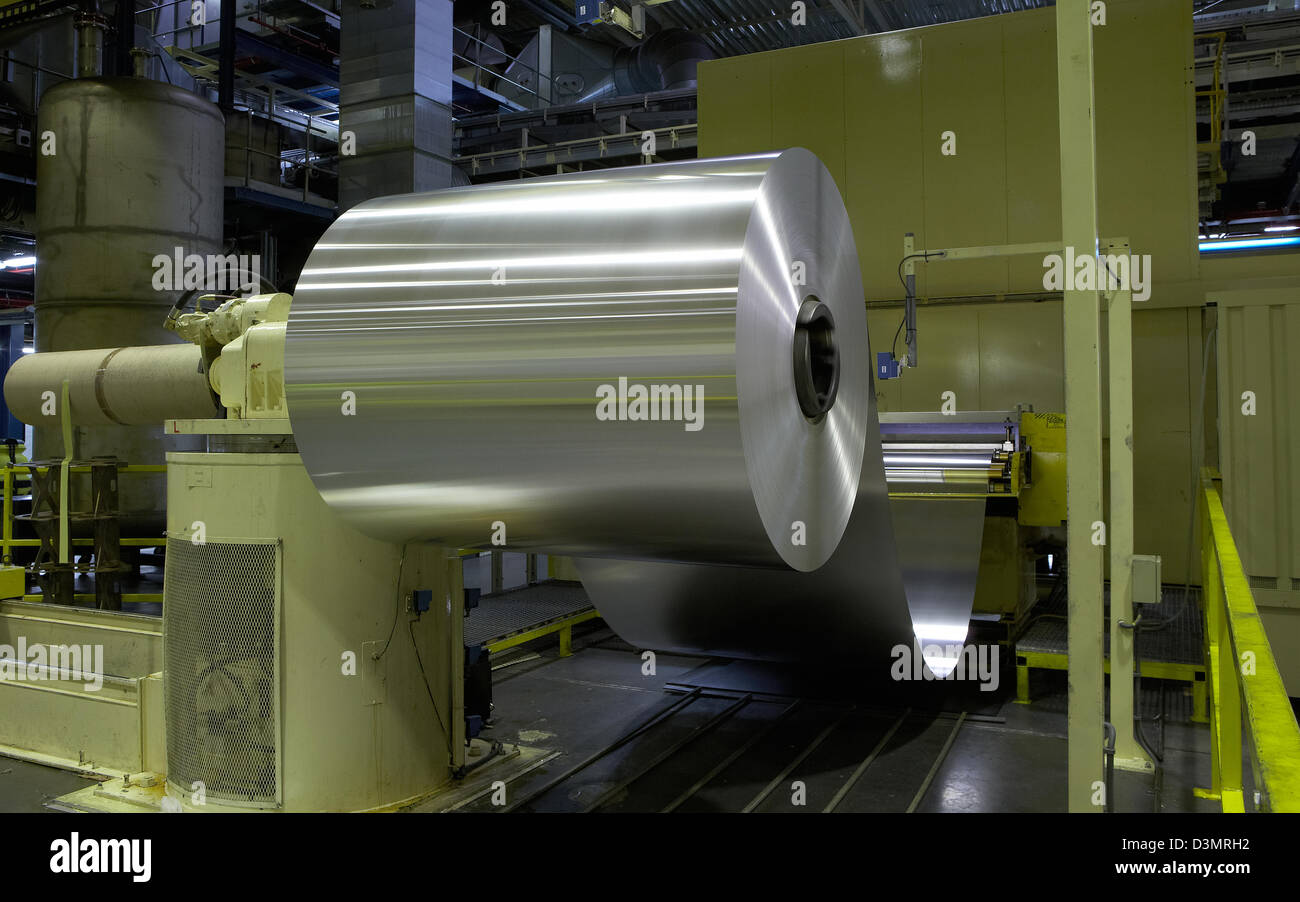 Hermsdorf, Germany, on the production floor of Ball Packaging Europe ...
