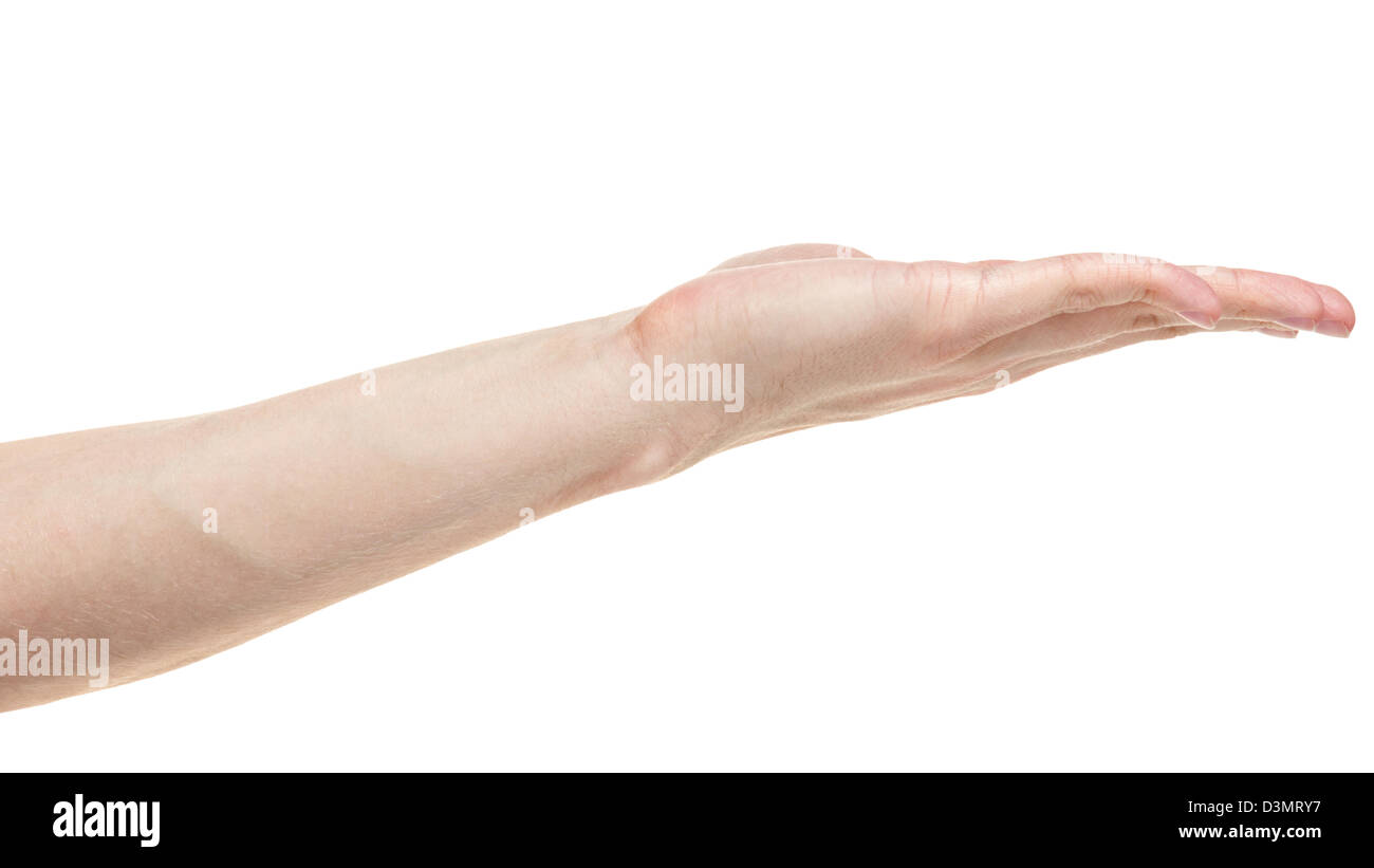 Man right hand on Cut Out Stock Images & Pictures - Alamy