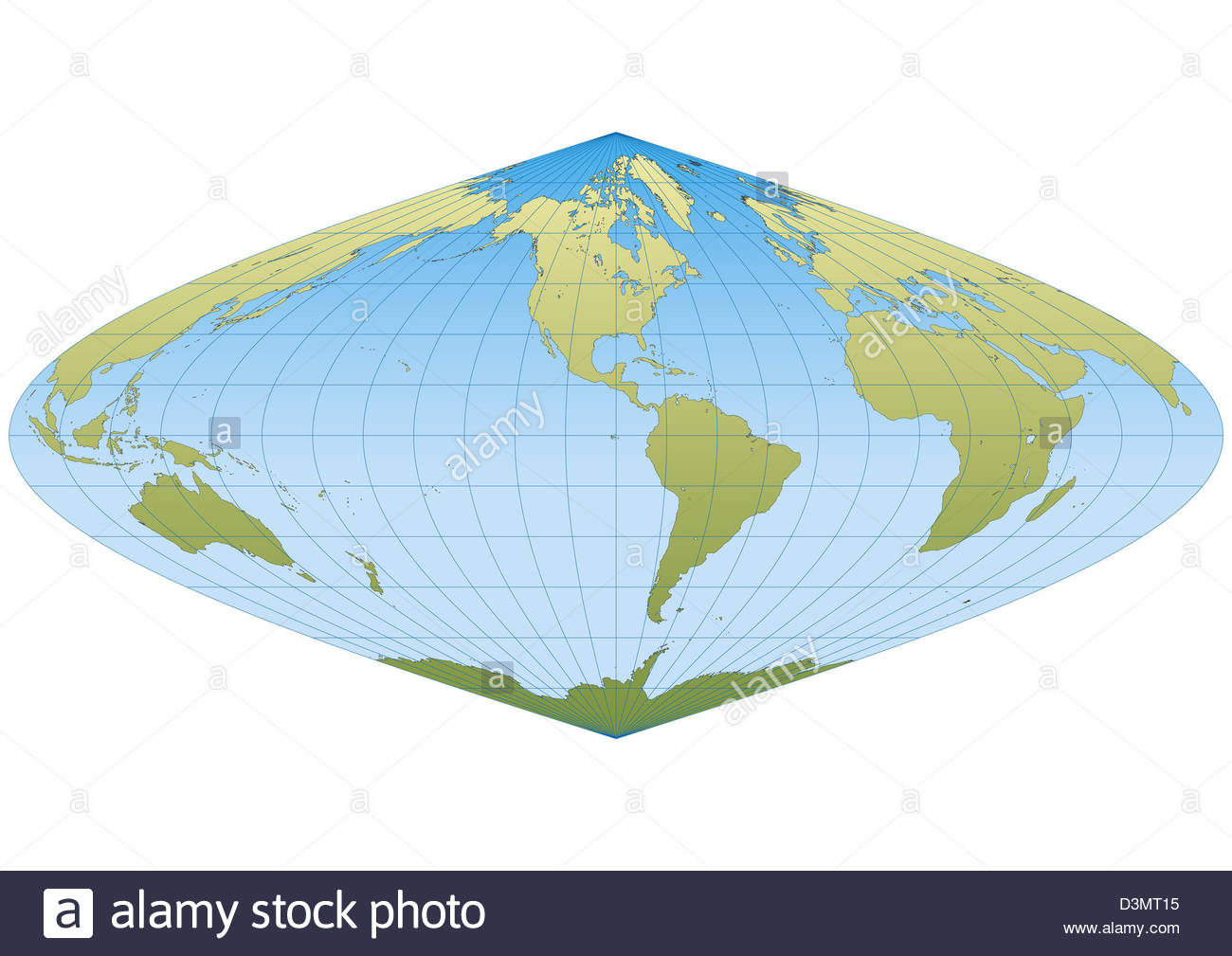 Europe Centered World Map Stock Photos & Europe Centered World Map ...
