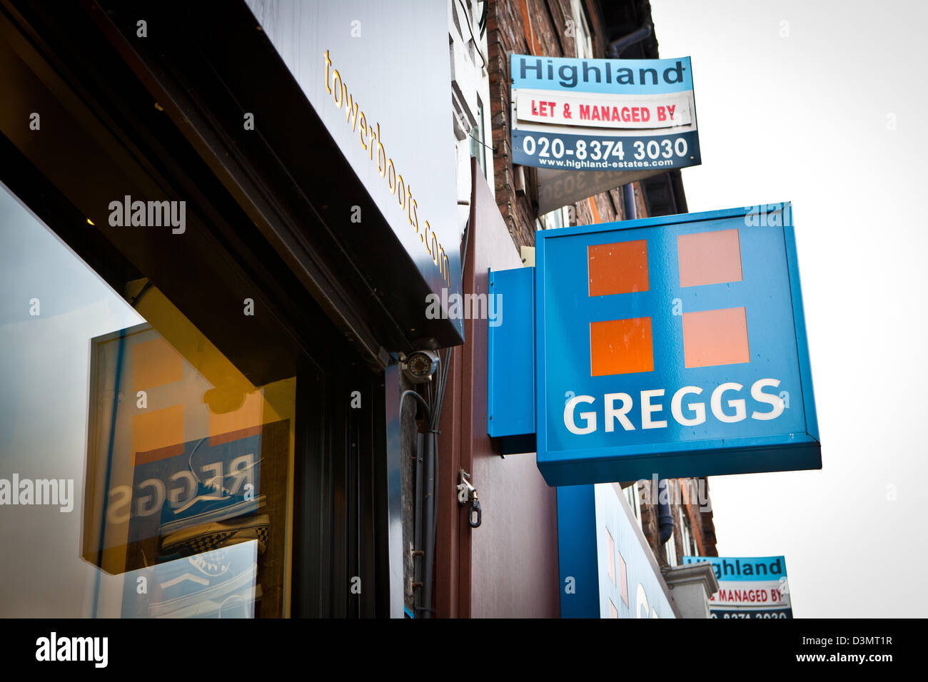Greggs Shop Sign Stock Photo - Alamy