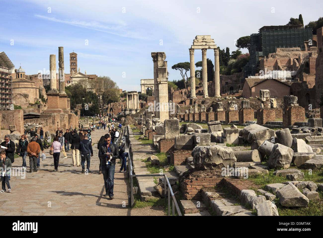 The ancient Roman Forum in Rome, Italy Stock Photo - Alamy