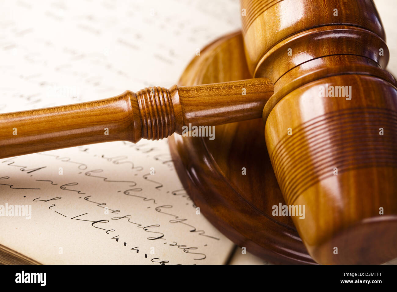 Judges wooden gavel Stock Photo - Alamy