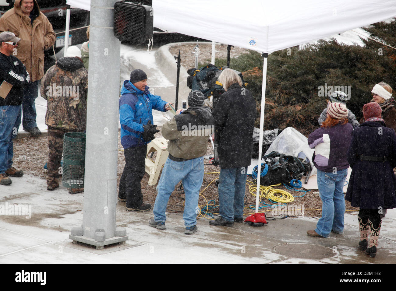 Nebraska winter storm hi-res stock photography and images - Alamy
