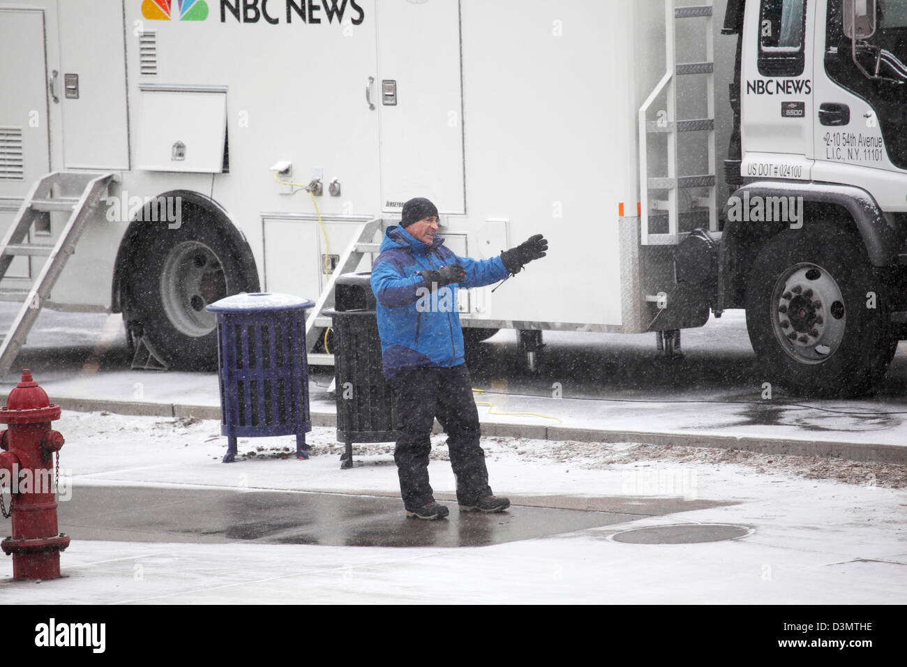 Nebraska winter storm hi-res stock photography and images - Alamy
