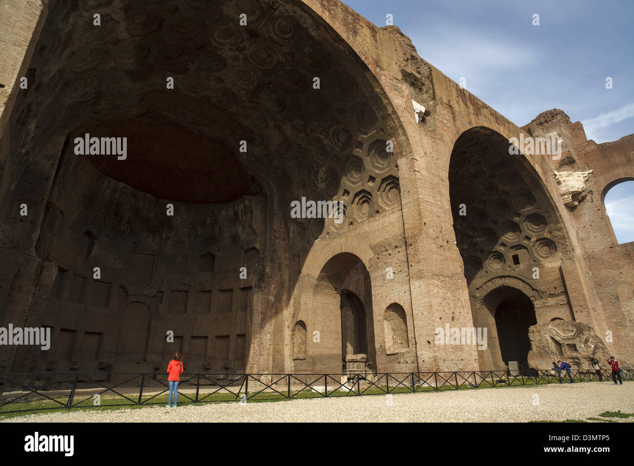 Basilica of maxentius hi-res stock photography and images - Alamy