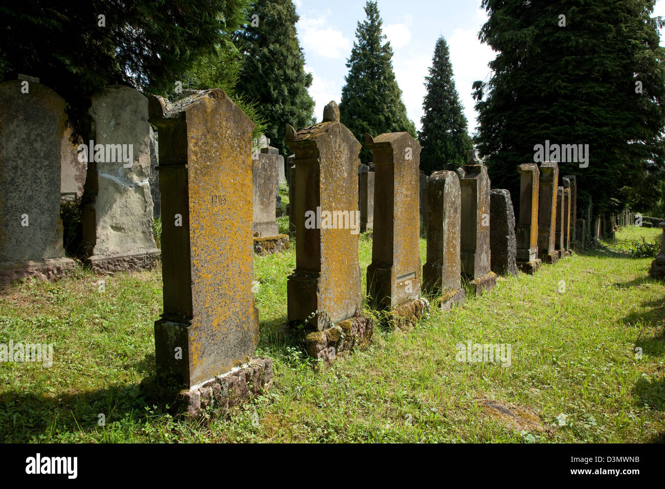 Lahr, Germany, the Jewish cemetery Stock Photo - Alamy