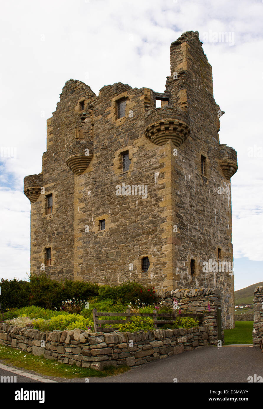Scalloway Castle in the Shetland Islands Stock Photo - Alamy