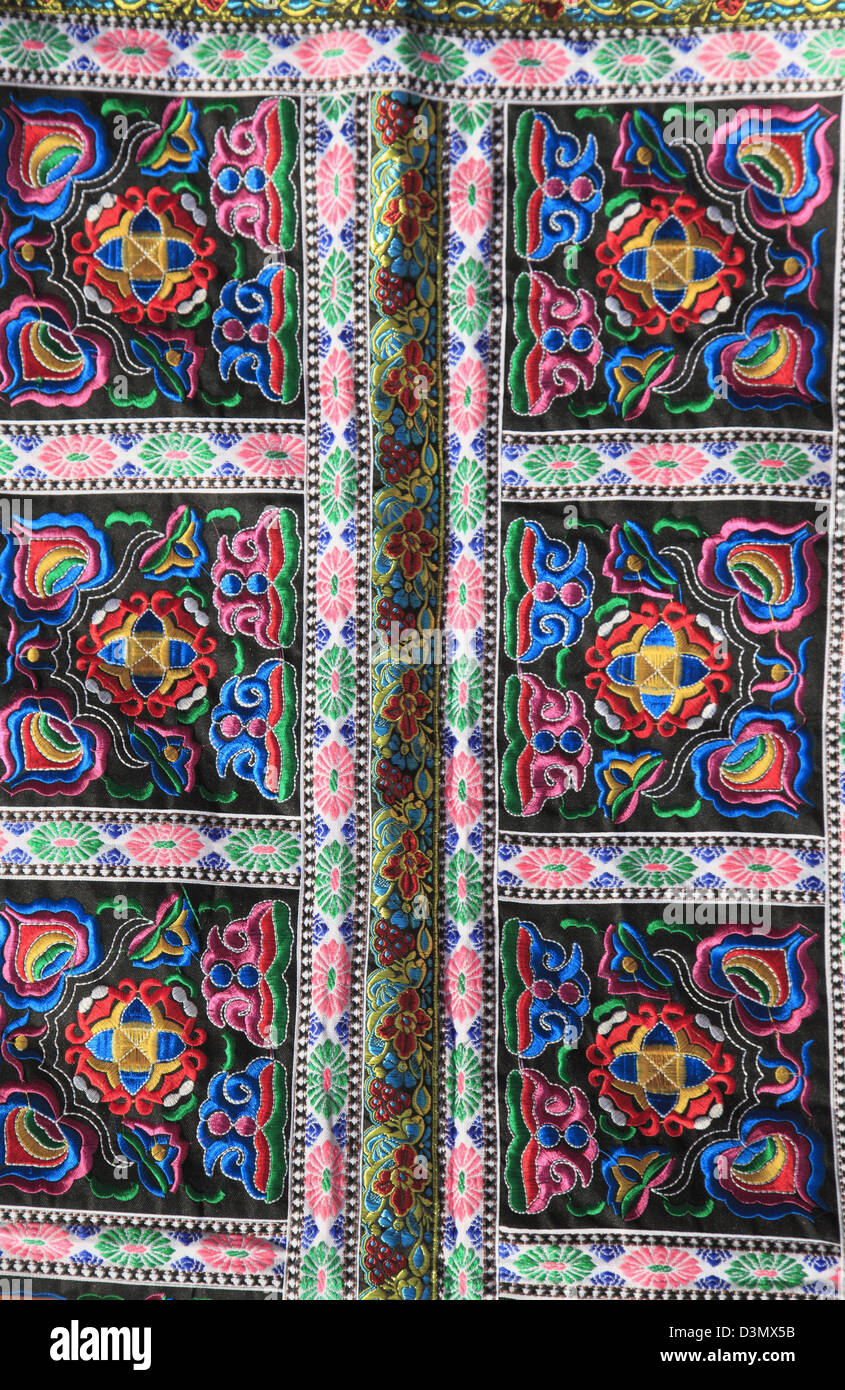 China, Yunnan, Yuanyang, embroidery, handicraft Stock Photo - Alamy