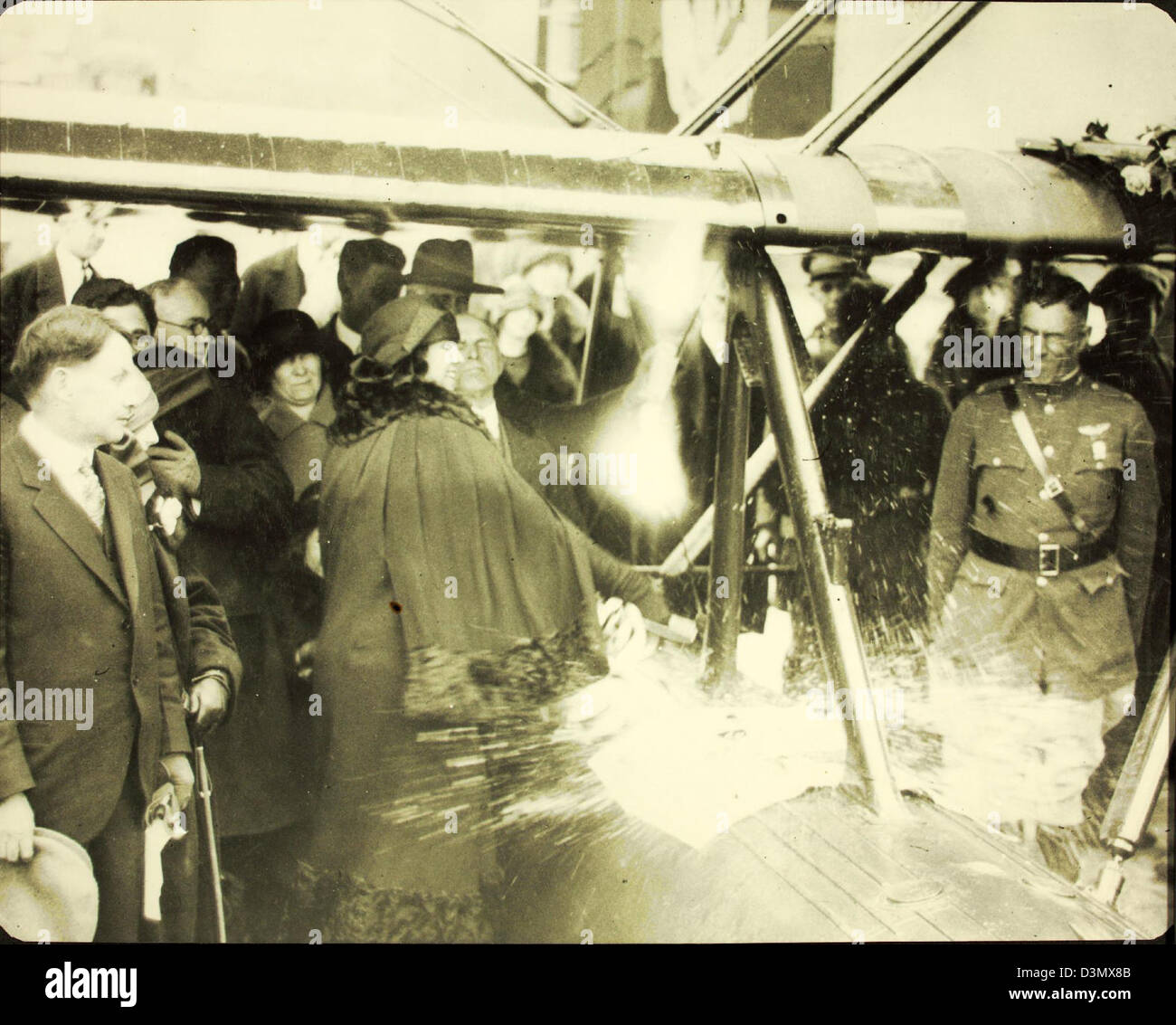 The Douglas World Cruiser, part of the 1924 around-the-world flight ...