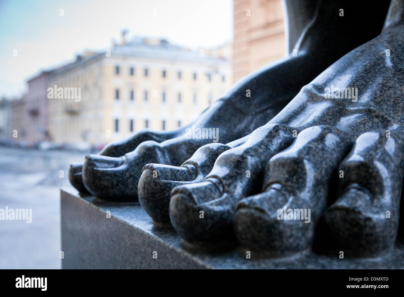 Feet Atlas in the New Hermitage in Saint Petersburg Stock Photo - Alamy
