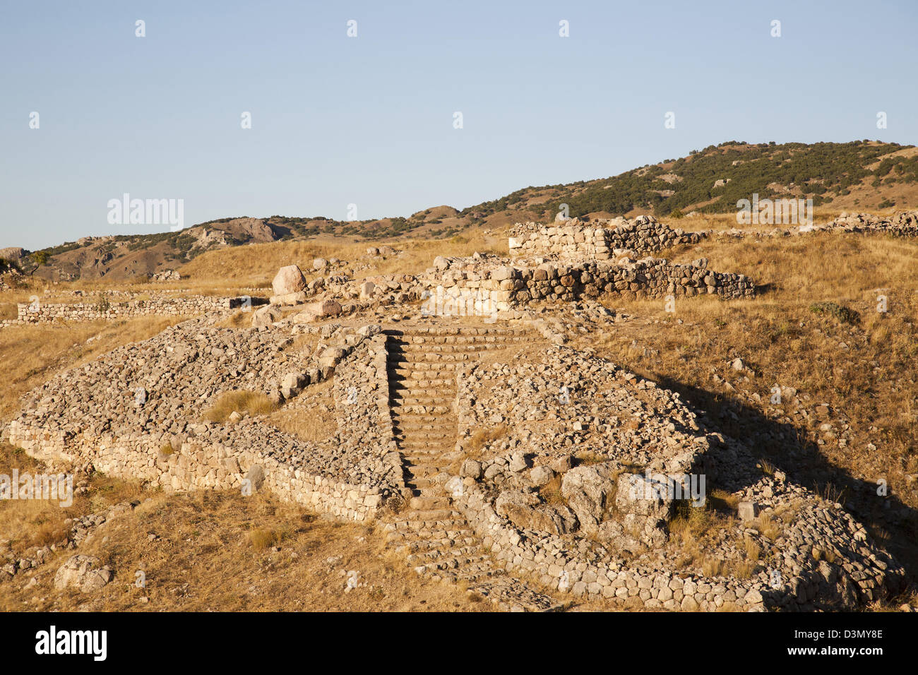 royal citadel, archaeological area of hattusa, central anatolia, turkey ...