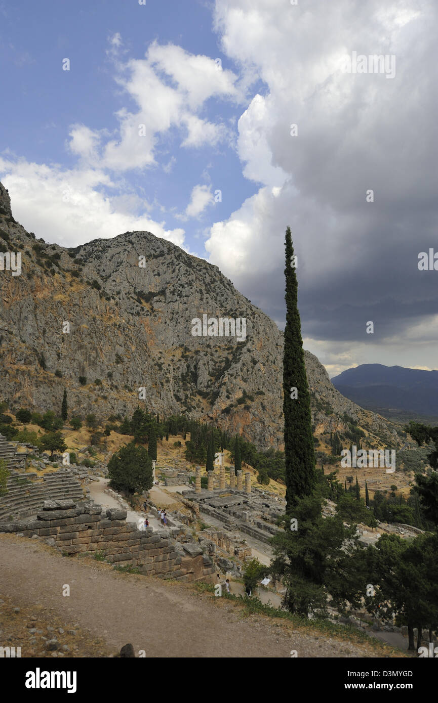 Greece cypress hi-res stock photography and images - Alamy