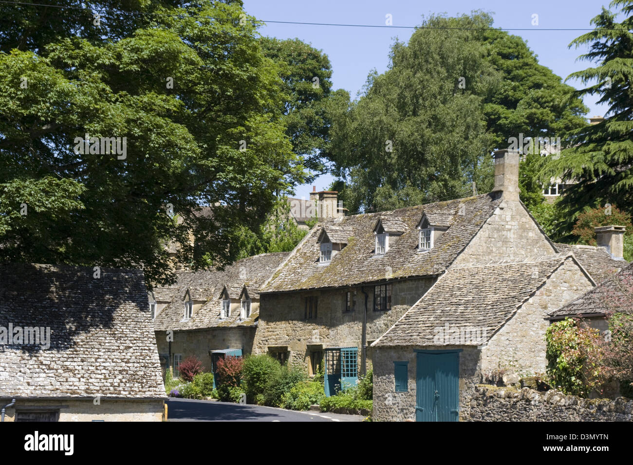 Cotswold Cottages Snowshill Gloucestershire England UK Stock Photo - Alamy