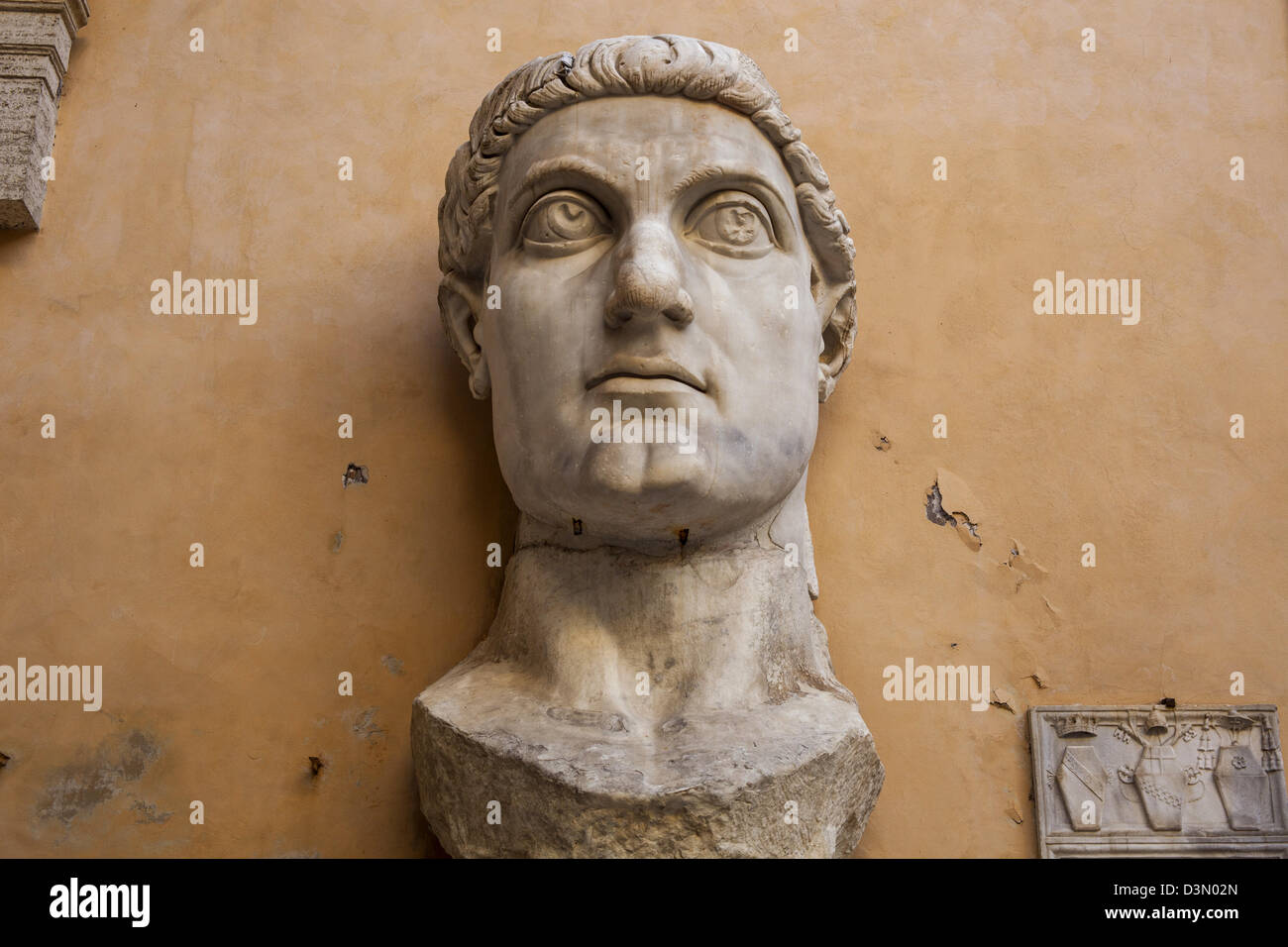 Colossal Statue of Emperor Constantine fragments on display in the ...
