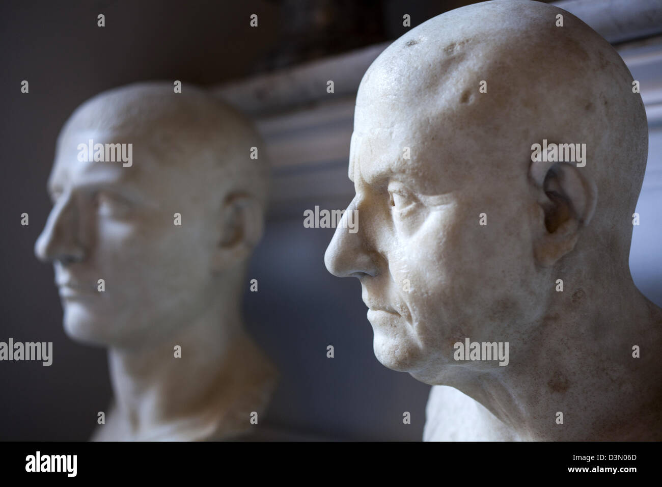Ancient Roman and Greek sculpture on display at the Capitoline museum ...