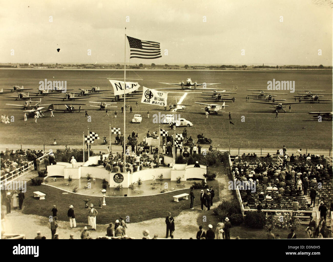 The National Air Race, a competitive event in aviation history ...
