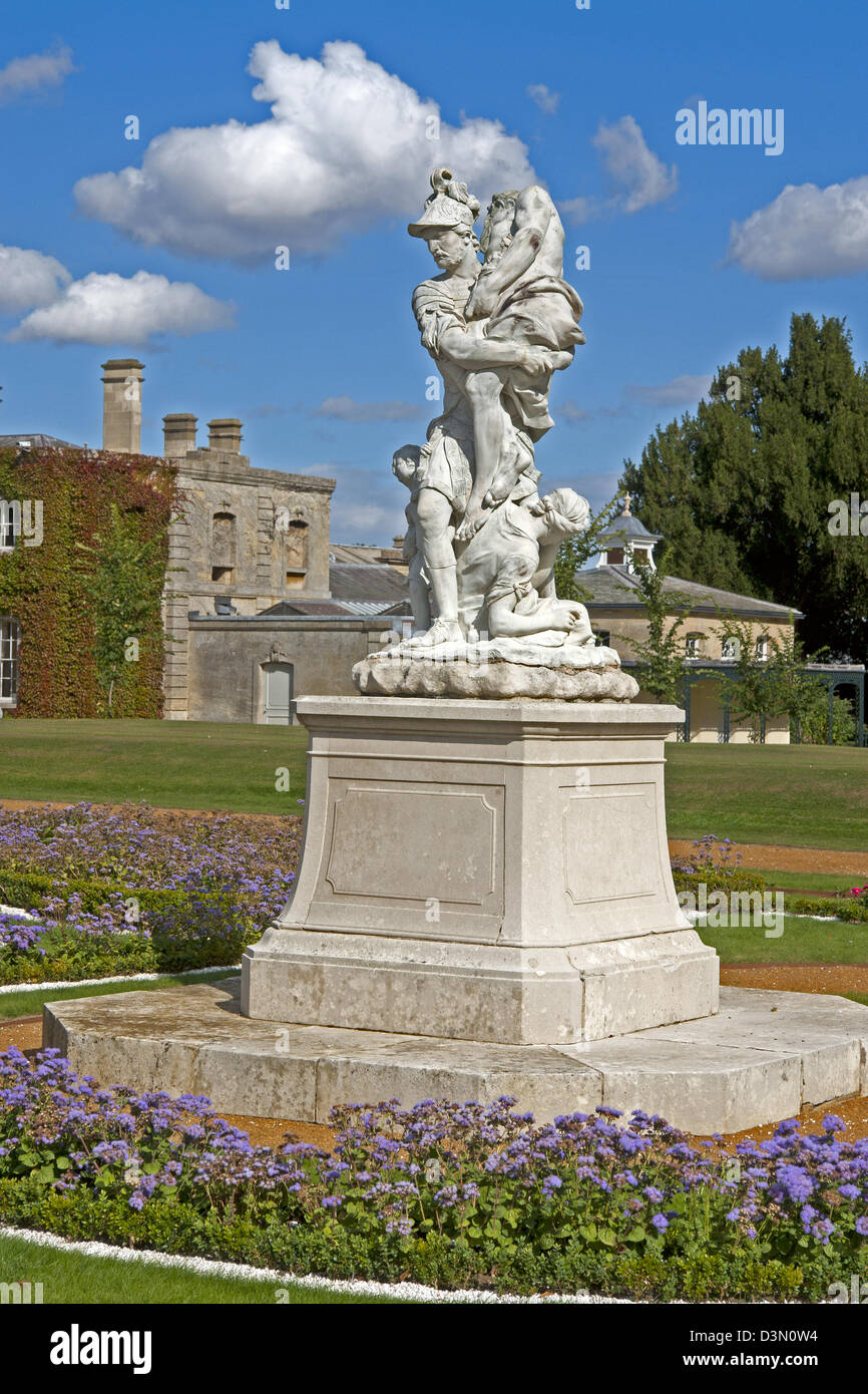 Statue at Wrest Park, Silsoe, Bedfordshire. A 90 acre park and gardens ...