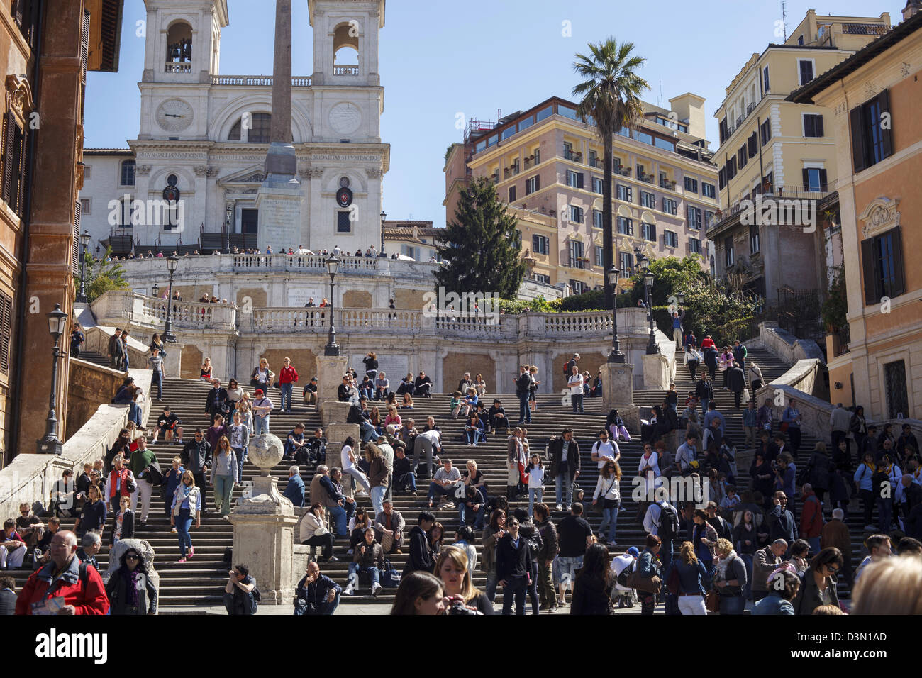The Spanish Steps in Rome Stock Photo - Alamy