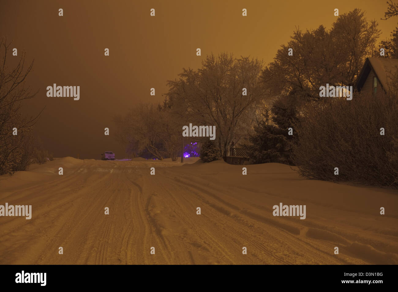 Saskatchewan winter night hi-res stock photography and images - Alamy