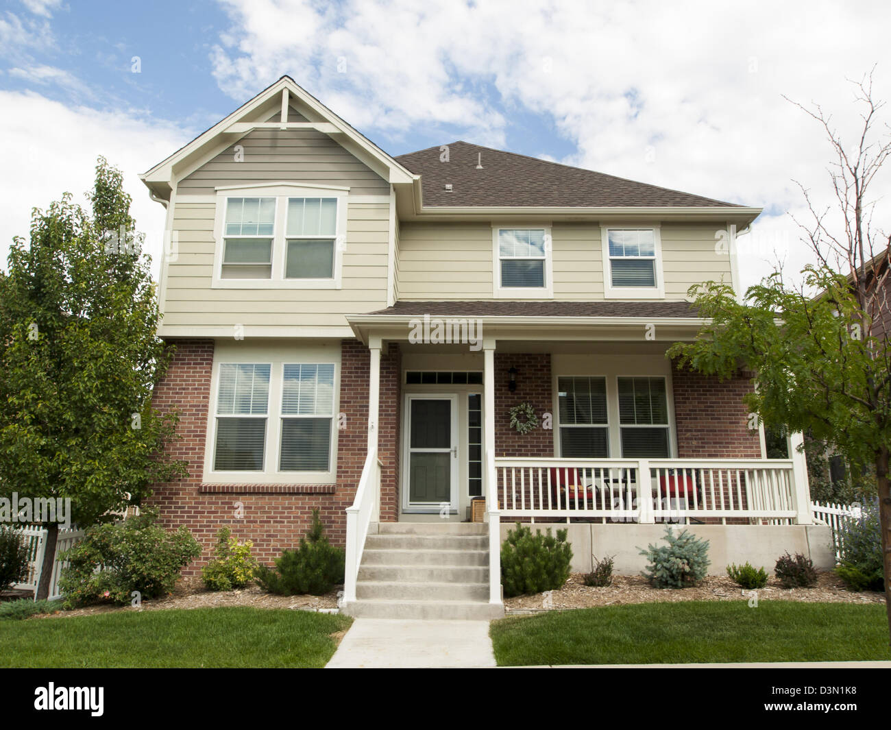House in suburban development of Denver, Colorado Stock Photo - Alamy
