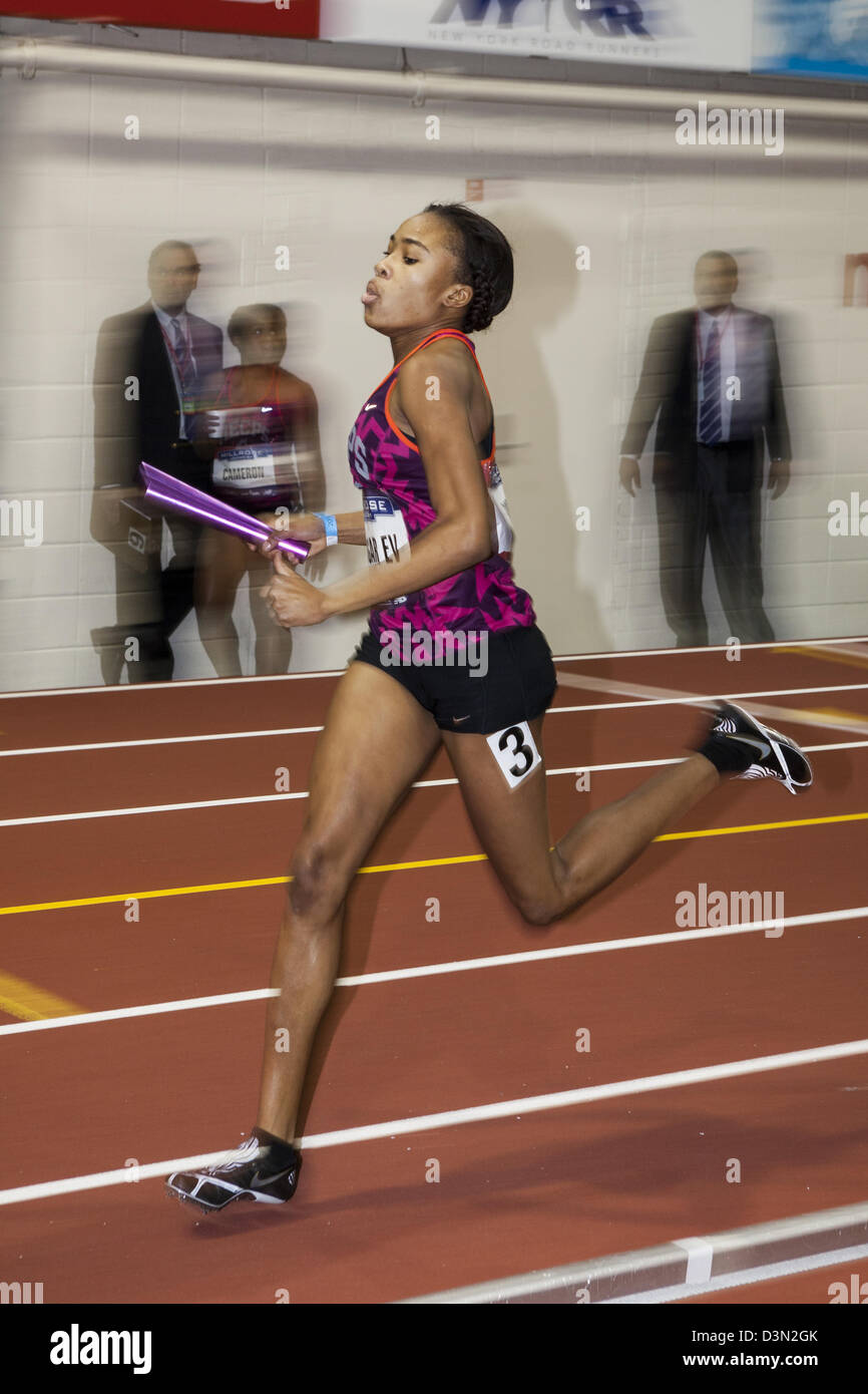 Kadecia Baird, Medgar Evers Prep, NY competing in the PSAL Girl's ...