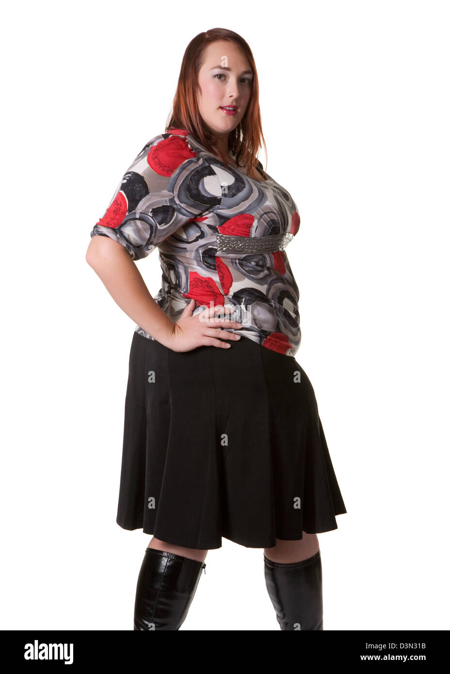 Plus size model Cut Out Stock Images & Pictures - Alamy