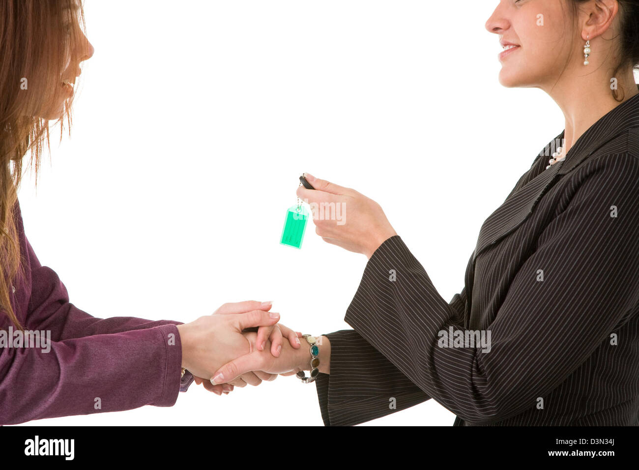 Handing another woman hi-res stock photography and images - Alamy