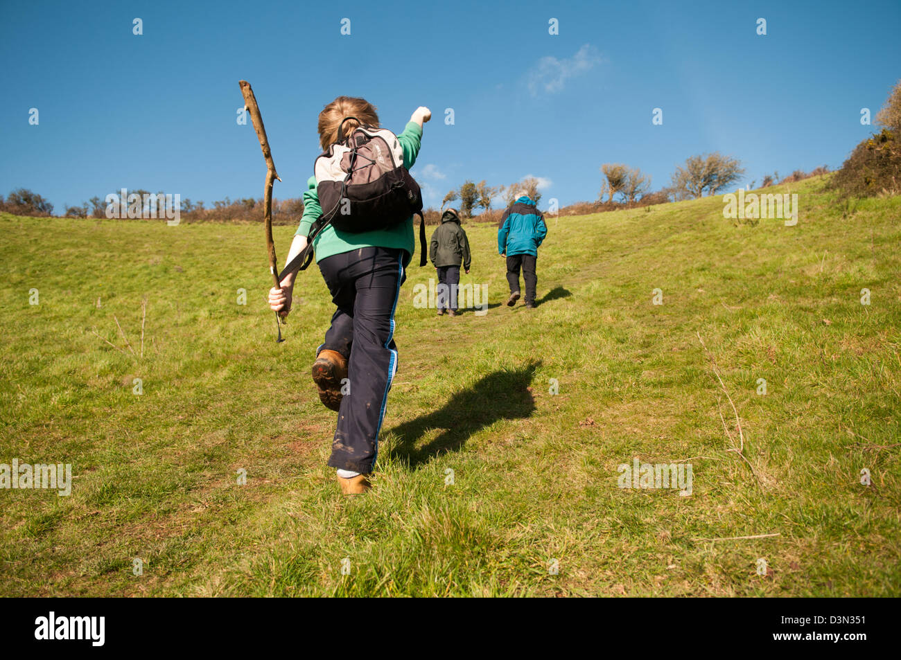 Ramblers walking stick hi-res stock photography and images - Alamy