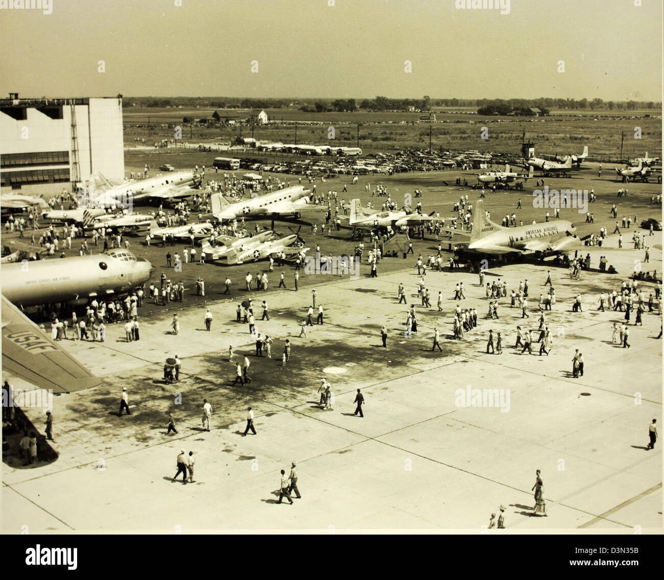 The air show featured an impressive lineup of aircraft, including the A ...