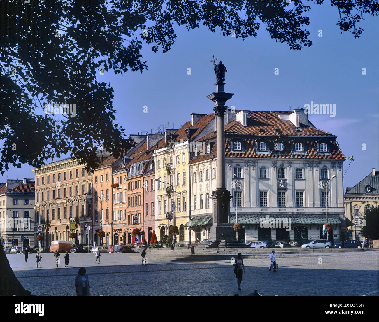 Poland, Warsaw, Castle Square, Plac Zamkowy, Statue of King Sigismund ...